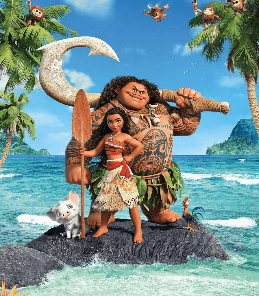 Stunning Moana Wall Art | Glass Framed Poster For Kid's Room, Living ...