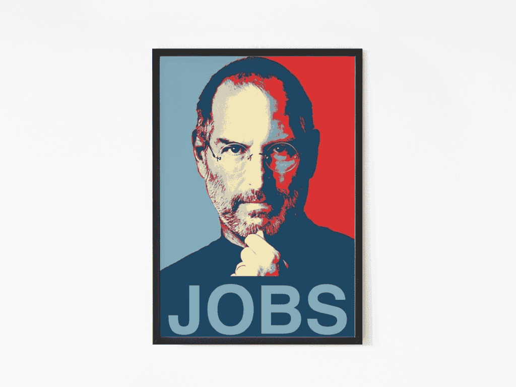 Steve Jobs Wall Art | Motivation Posters For Living Room, Study Room ...