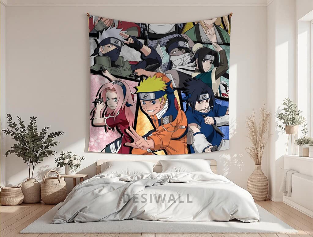 Buy Naruto Anime Tapestry Wall Art | Anime Wall Tapestry